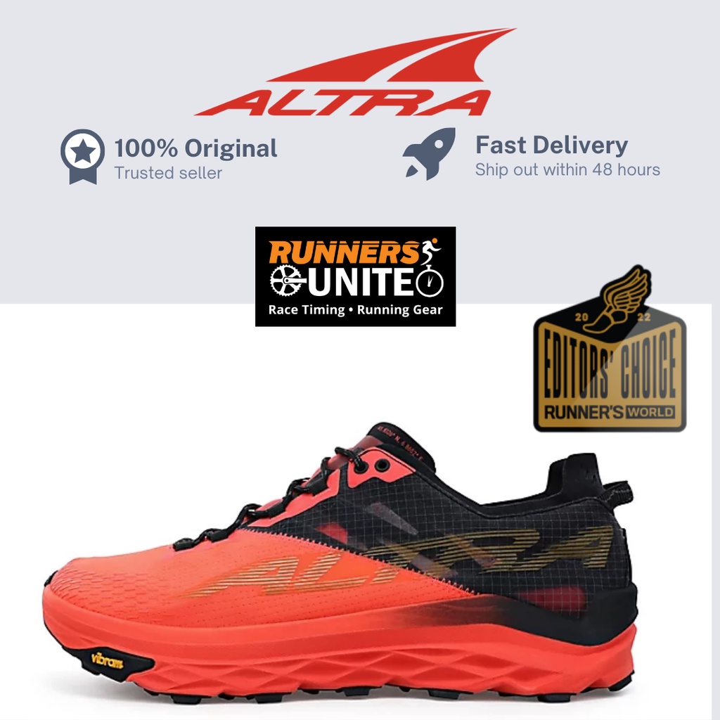 Altra Women's Mont Blanc Trail Running Shoes (Coral/Black) | Shopee ...