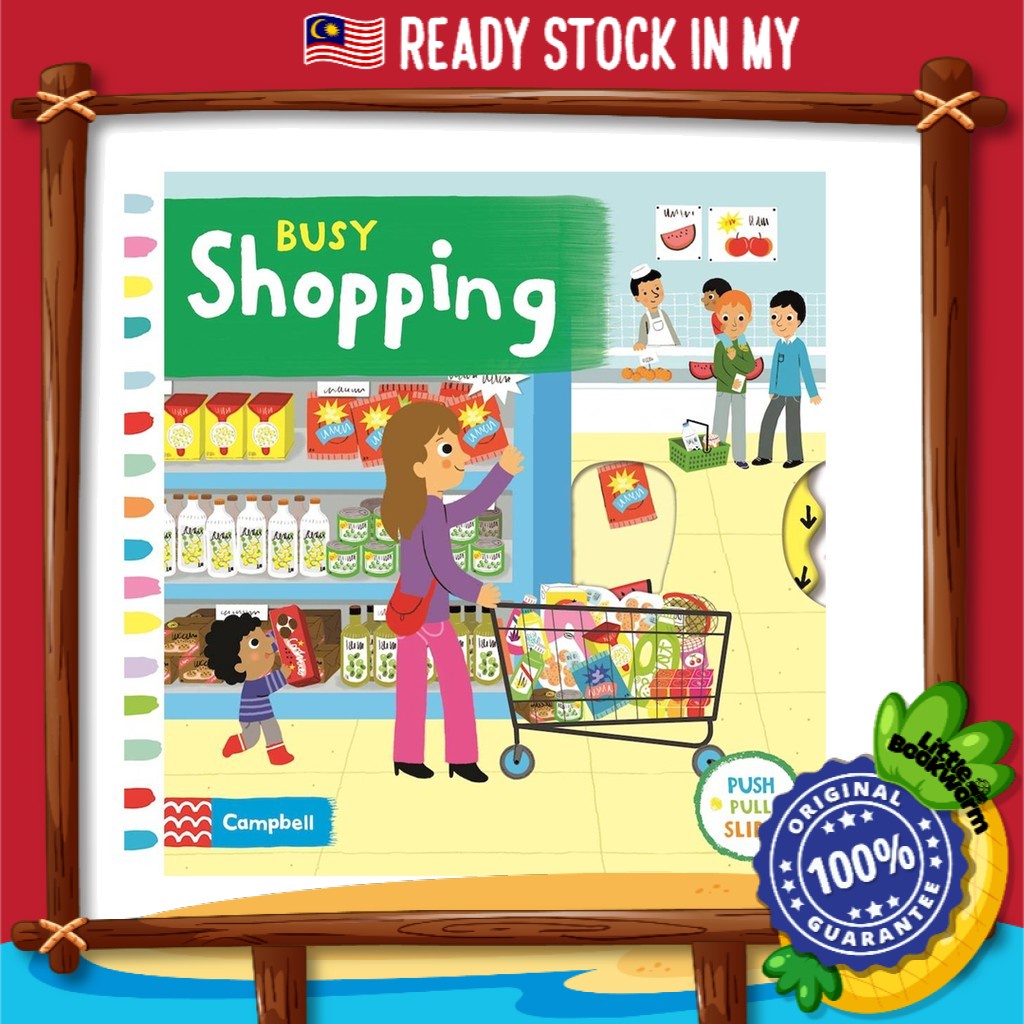 [100% original] Busy Shopping (Campbell Busy Book Series) | Shopee Malaysia