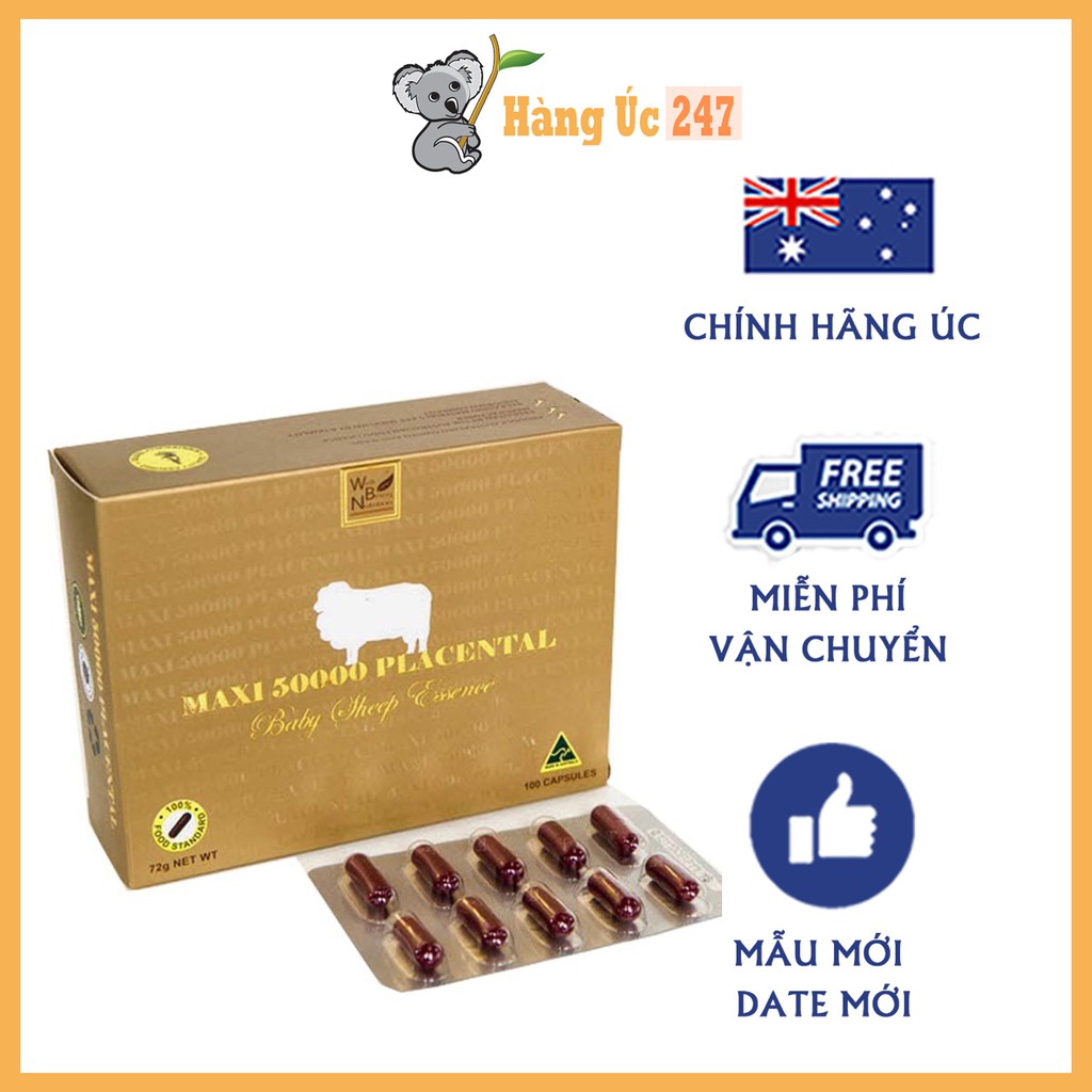 Maxi Sheep Placenta 50000mg 100 tablets from Australia | Shopee Malaysia