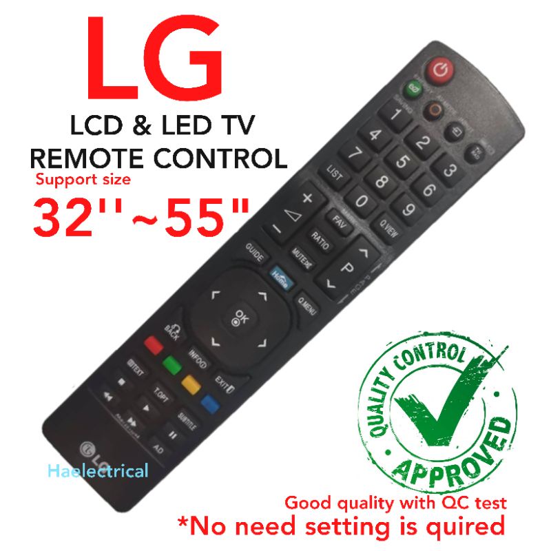 LG LCD&LED TV remote control 32"~55" | Shopee Malaysia