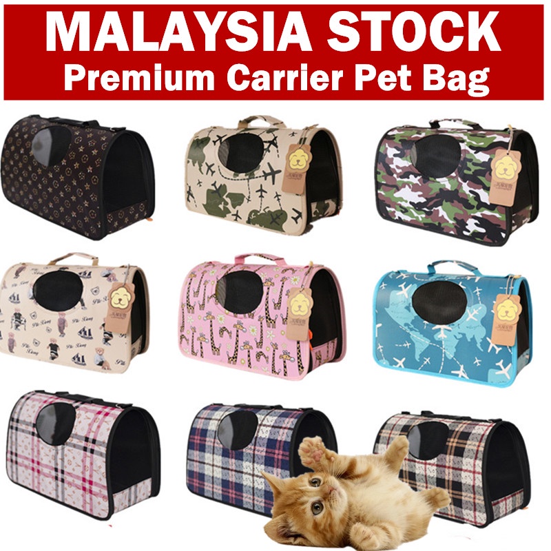 Malaysia STOCK Japanese Style Thickness Carrier Pet Bag Beg Kucing ...