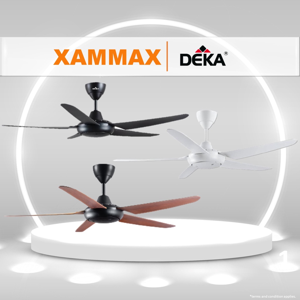 DEKA - XR10 / DS11 Fan Ceiling 56" AC Motor Remote Control Kipas Siling ...