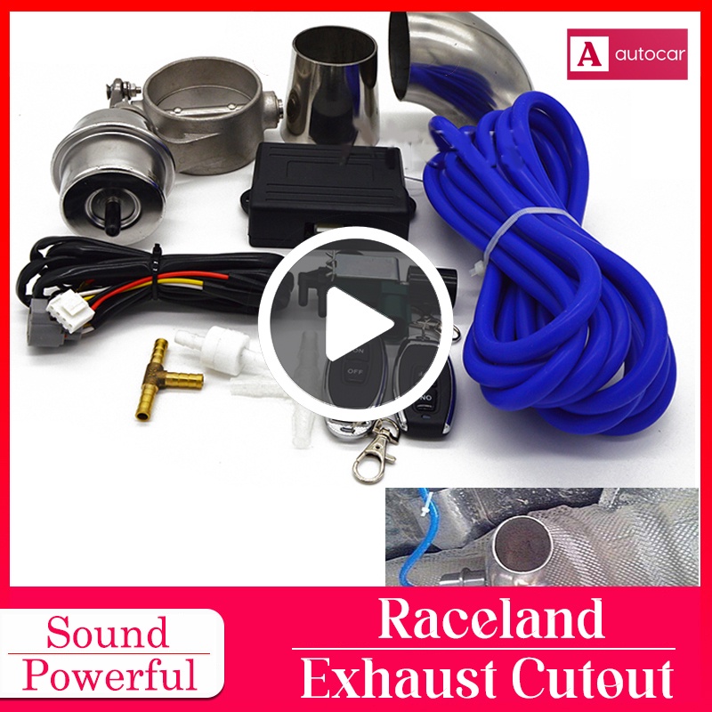 1set Electric Exhaust Cutout Kit / Remote Controlled Valve / Car ...