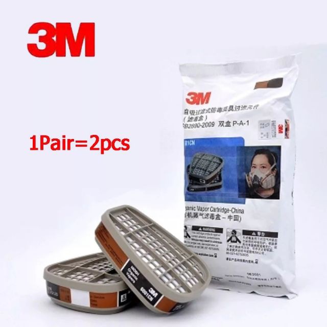 3M 6001 CN Organic Vapor Cartridges for 3M 6200/620P/7502 Respirator | Shopee Malaysia
