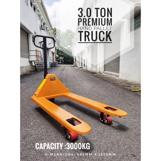 READY STOCK 3.0Ton Hydraulic Manual Hand Pallet Truck Jek Premium ...