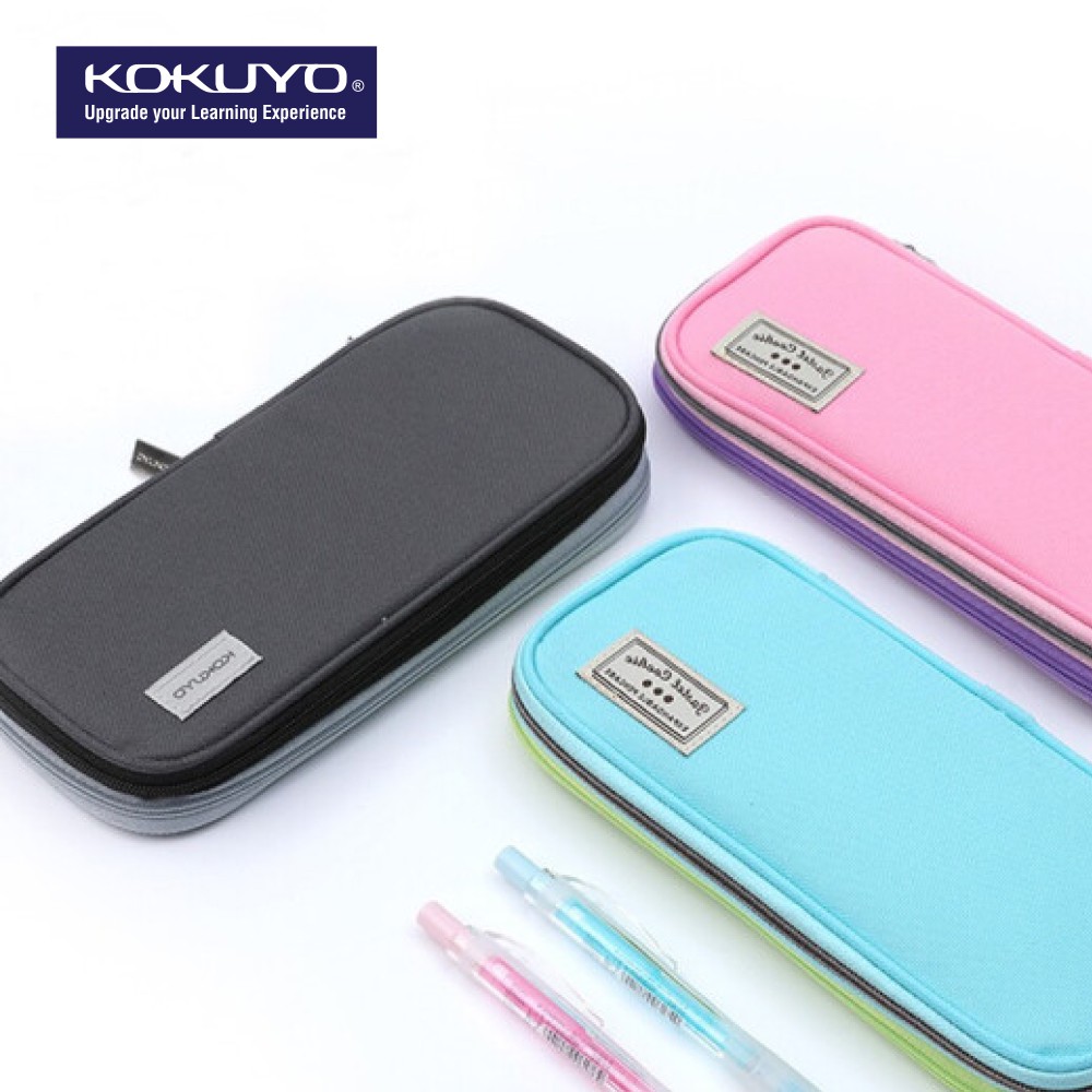 Kokuyo Pastel Cookie Expandable Pen Case WSG-PCC12-1/2 | Shopee Malaysia