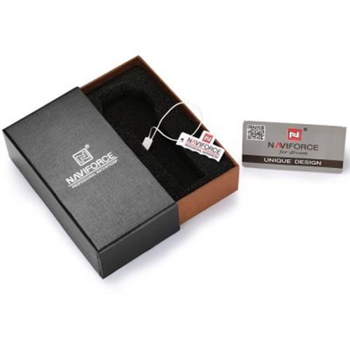 NAVIFORCE WATCH BOX PAPER MATERIAL RINGS BRACELETS CASE (BLACK ...