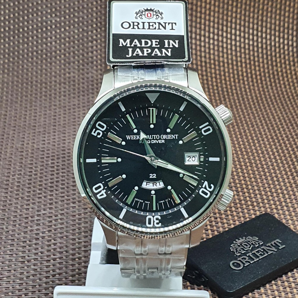 Orient RA-AA0D01B0HC 70th Anniversary Weekly Auto Orient King Diver ...