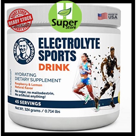 Dr. Berg's Electrolyte Sports Drink- Potassium Supplement High Energy ...
