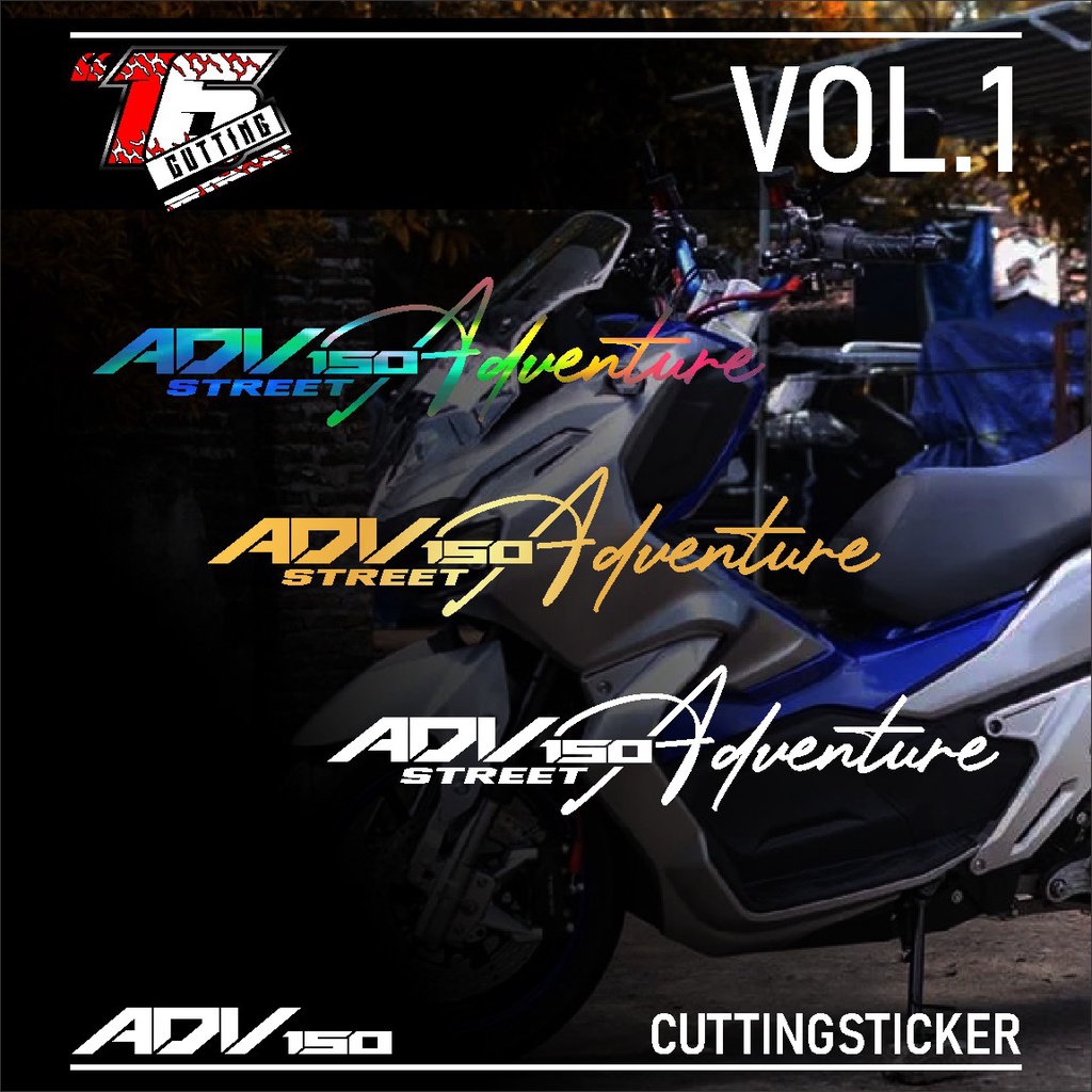Cutting Sticker ADV 150 - Honda ADV 150 Motorcycle Variation Trim ...