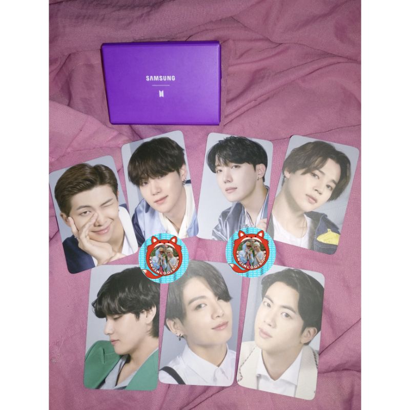 Photocard/pc OFFICIAL BTS SAMSUNG [RM JK V JIMIN JIN SUGA JHOPE] | Shopee Malaysia