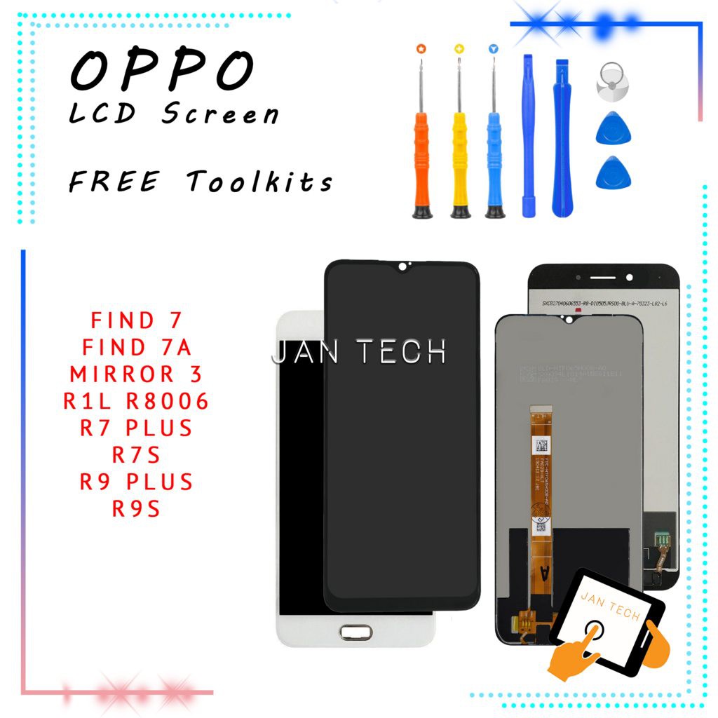 LCD Screen Oppo Find 7 7A Mirror 3 R1L R8006 R7S R7 R9 R9S Plus | Shopee Malaysia