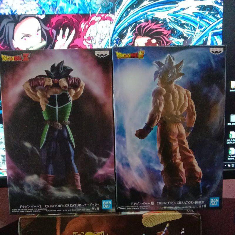 banpresto creator x creator goku ui & bardock | Shopee Malaysia
