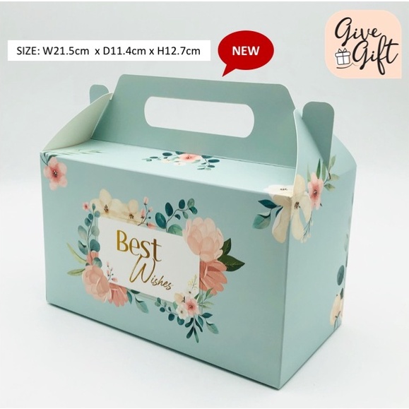 Best Wishes Generic Box Suitable for Cookies or Gift Box (Ready Stock ...