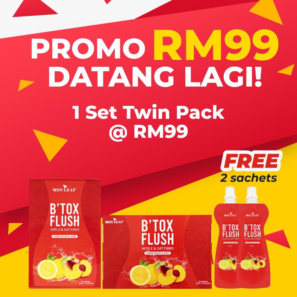 ORIGINAL HQ/PAKEJ RM99 BTOX Flush Bella Park HQ Murah (100% Original ...