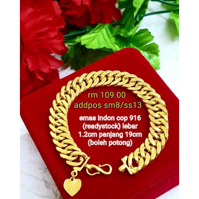 Emas Indon Cop 916 (readystok) | Shopee Malaysia