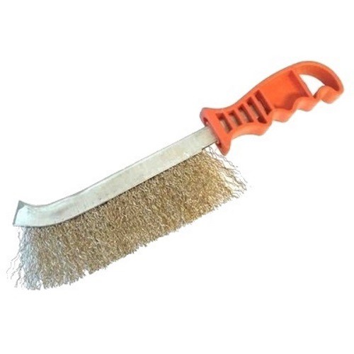 HAND WIRE BRUSH - RED HANDLE | Shopee Malaysia