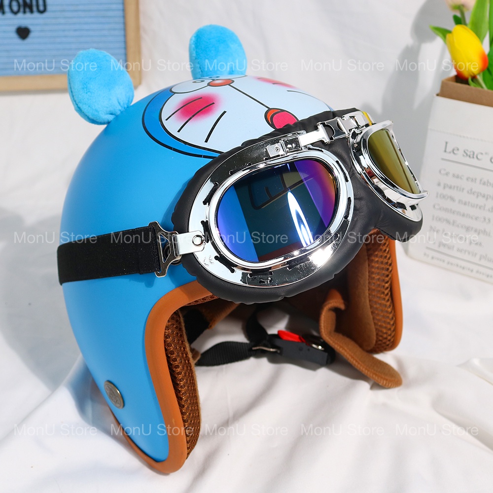 Doraemon 3 / 4 DOREMON DOREMON helmet has cute cute adult ears MON0081 ...