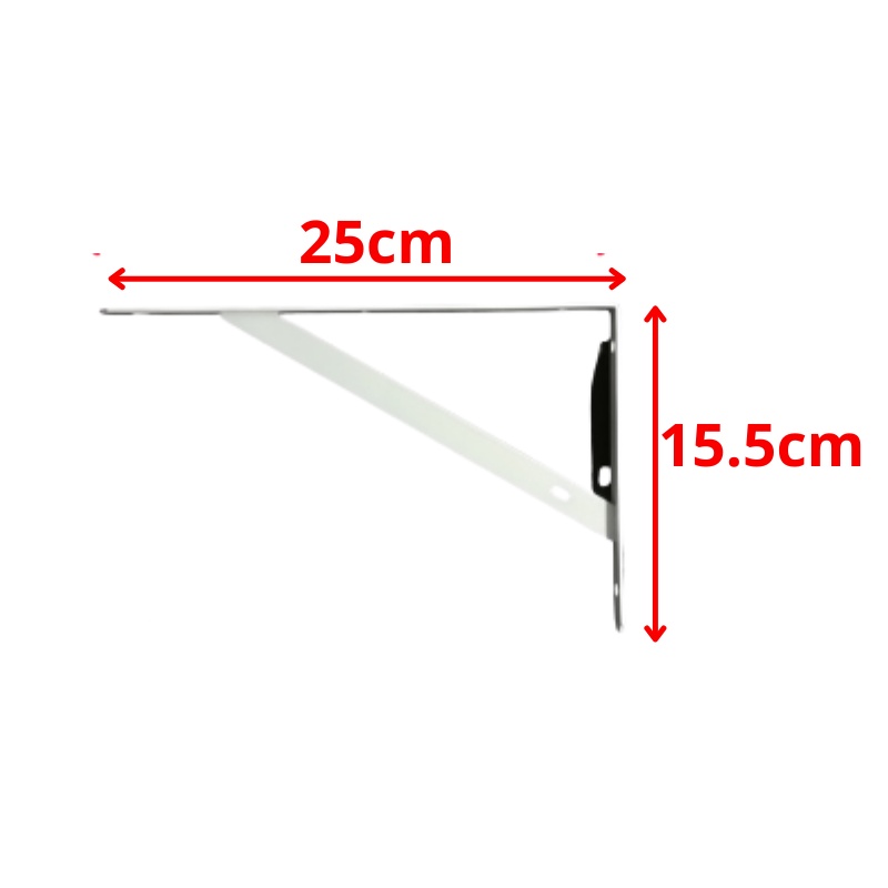 L Bracket Heavy Duyt DIY Metal Bracket Rak dinding wall breket wall L ...