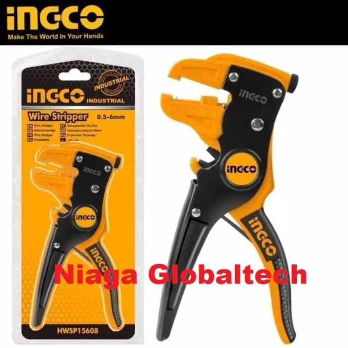 INGCO HWSP15608 CABLE PEEL PLIERS WIRE STRIPPER CABLE CUTTING PLIERS ...