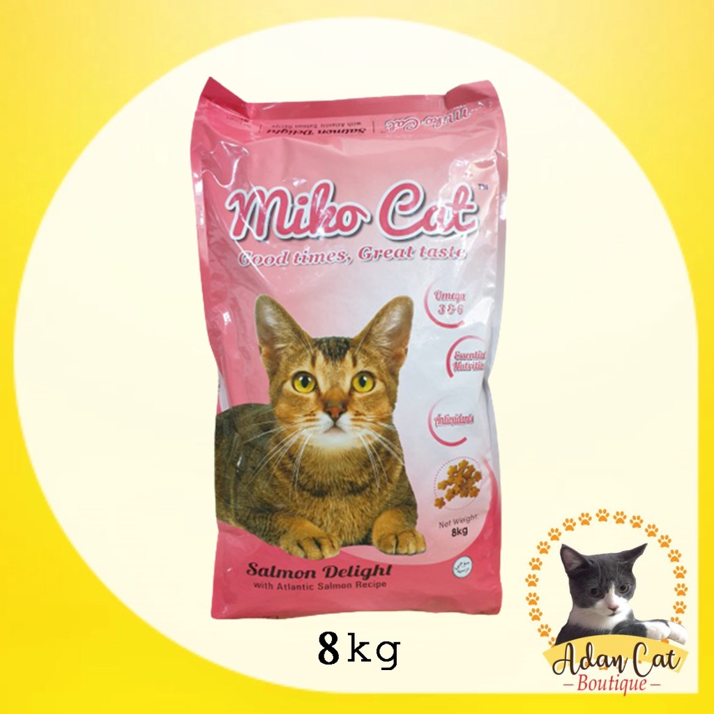Miko Cat 8KG Chicken Tuna, Salmon, Seafood Premium Cat Food | Shopee ...
