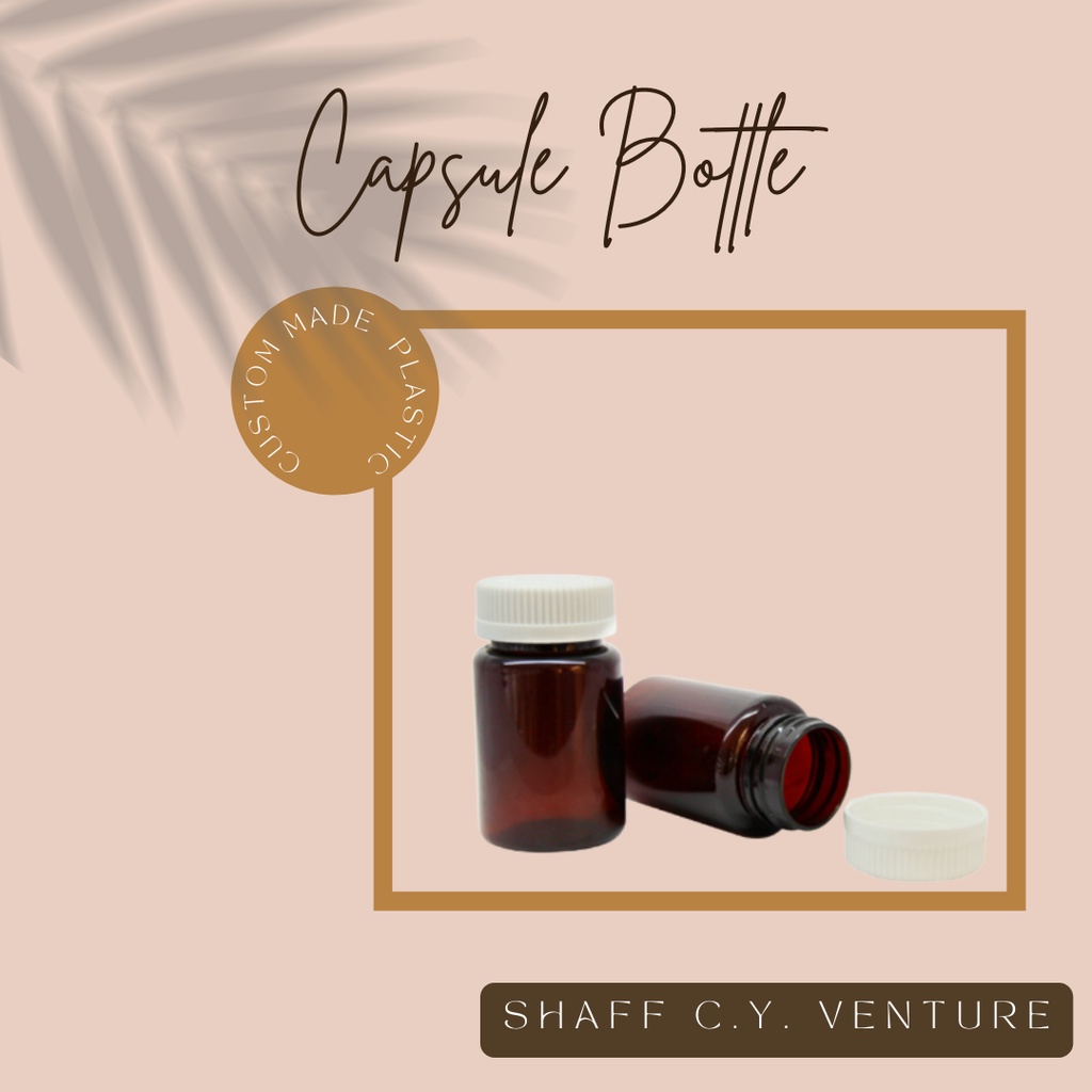 [READY MADE] Capsule Bottle Botol Ubat, Bottle Supplement Malaysia, PET ...