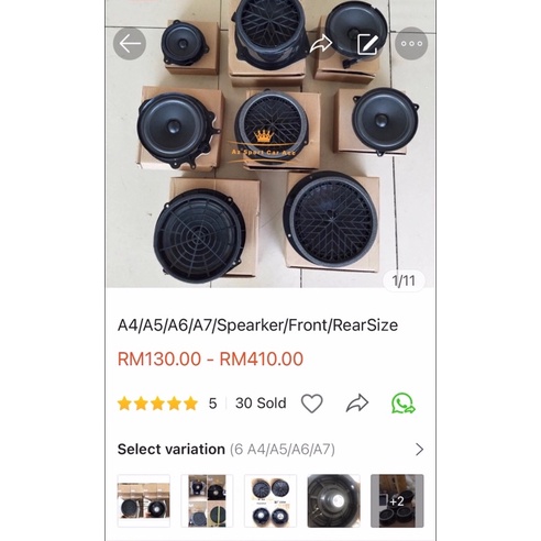 audi-a4-a5-a6-a7-a8-q3-q5-q7speaker-or-rear-woofer-shopee-malaysia