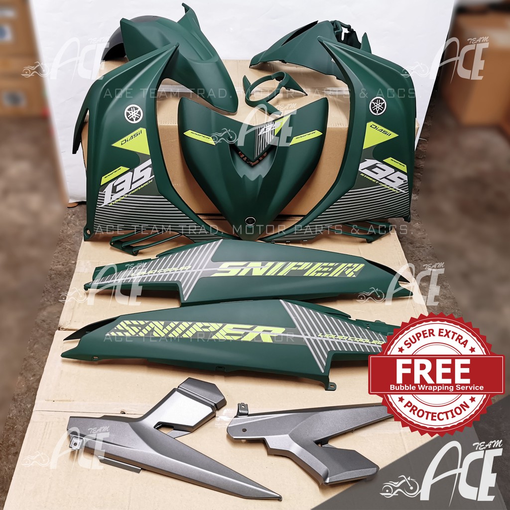 Coverset LC135 V2/V4 Sniper 135 Yamaha LC V2 V4 Sniper135 Sniper Matte ...