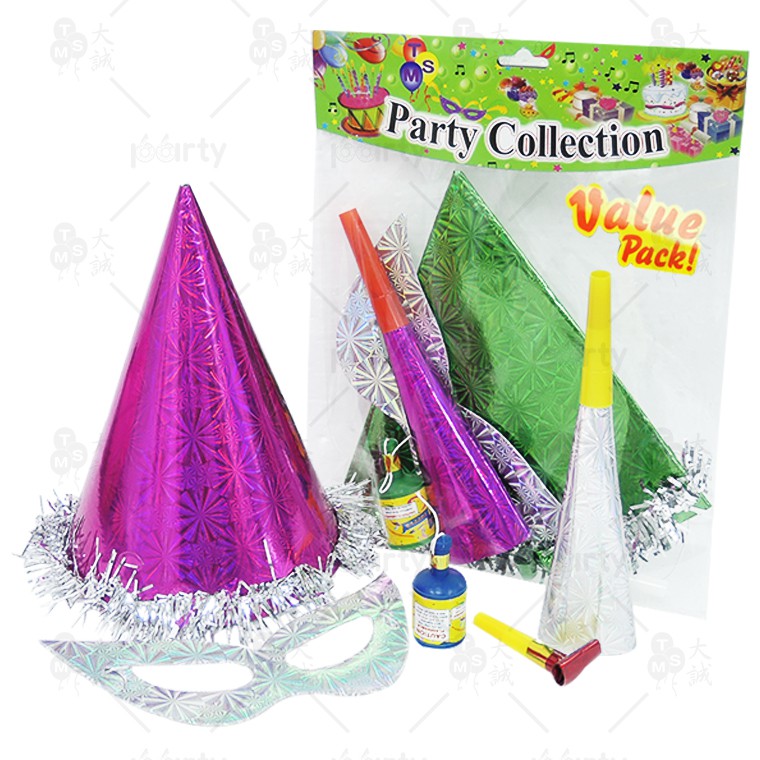Party Pack - Hat Party Pack 5 in 1 超值派对5合1套装 生日派对 Birthday Party ...