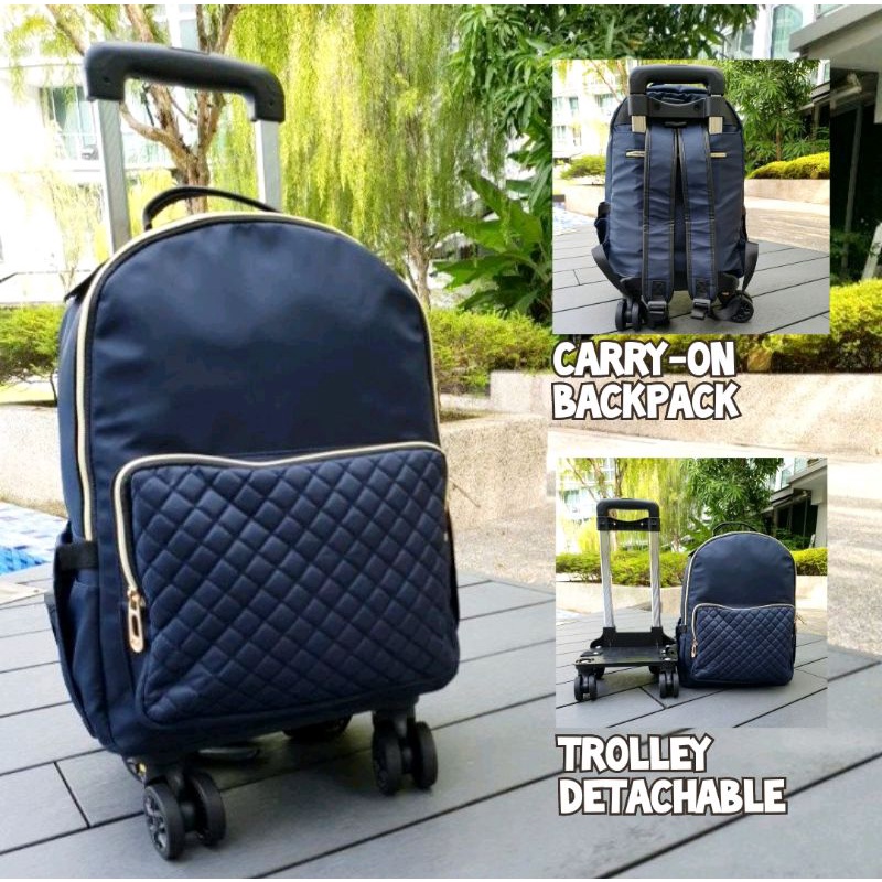 Premium Compact 4-Wheel Trolley Bag (SG Seller) | Shopee Malaysia