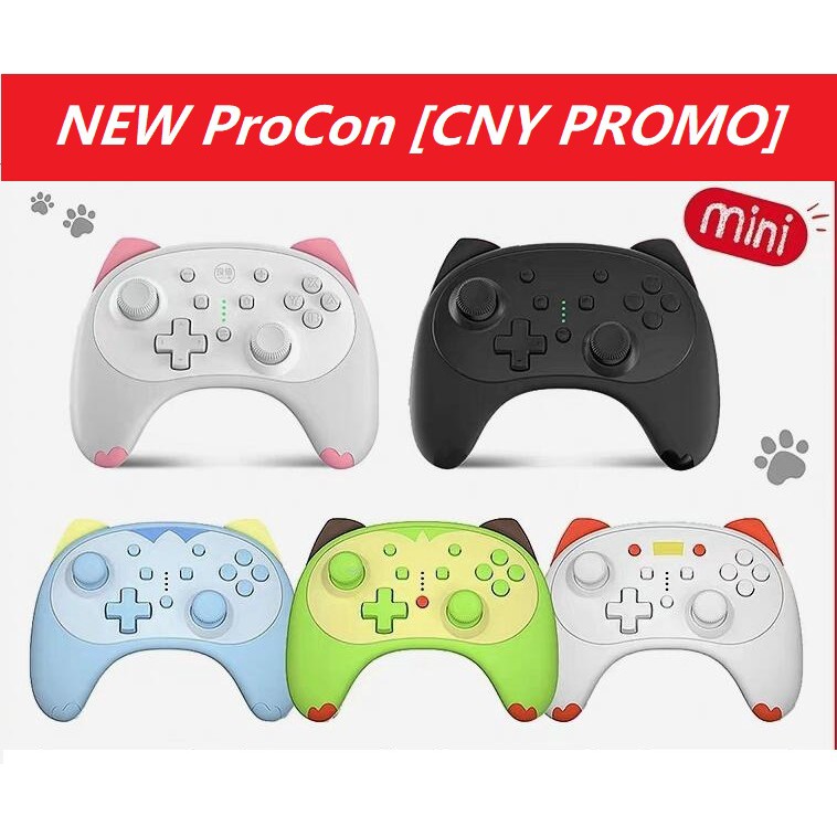 Nintendo Switch iiNE 良值 Tokyo Rise New Pro Controller Mini Wireless Pro ...