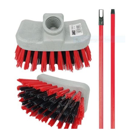 RAYACO Curved Nylon Broom for Drain/Penyapu Longkang with Handle ...