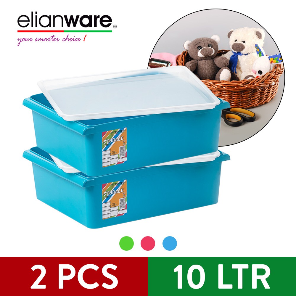 Elianware [2 Pcs] 10 Litre Underwear Bra Transparent Cover Almari ...