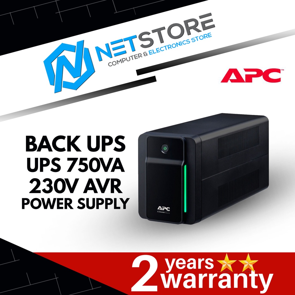 APC Back-UPS 750VA | 230V | AVR | UNIVERSAL SOCKETS POWER SUPPLY ...