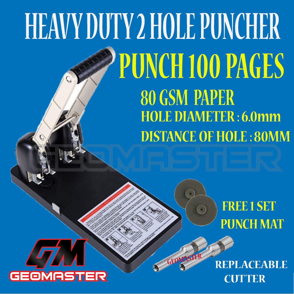 Geomaster Puncher 150 Sheets Puncher -2 Hole Heavy Duty Puncher Free ...
