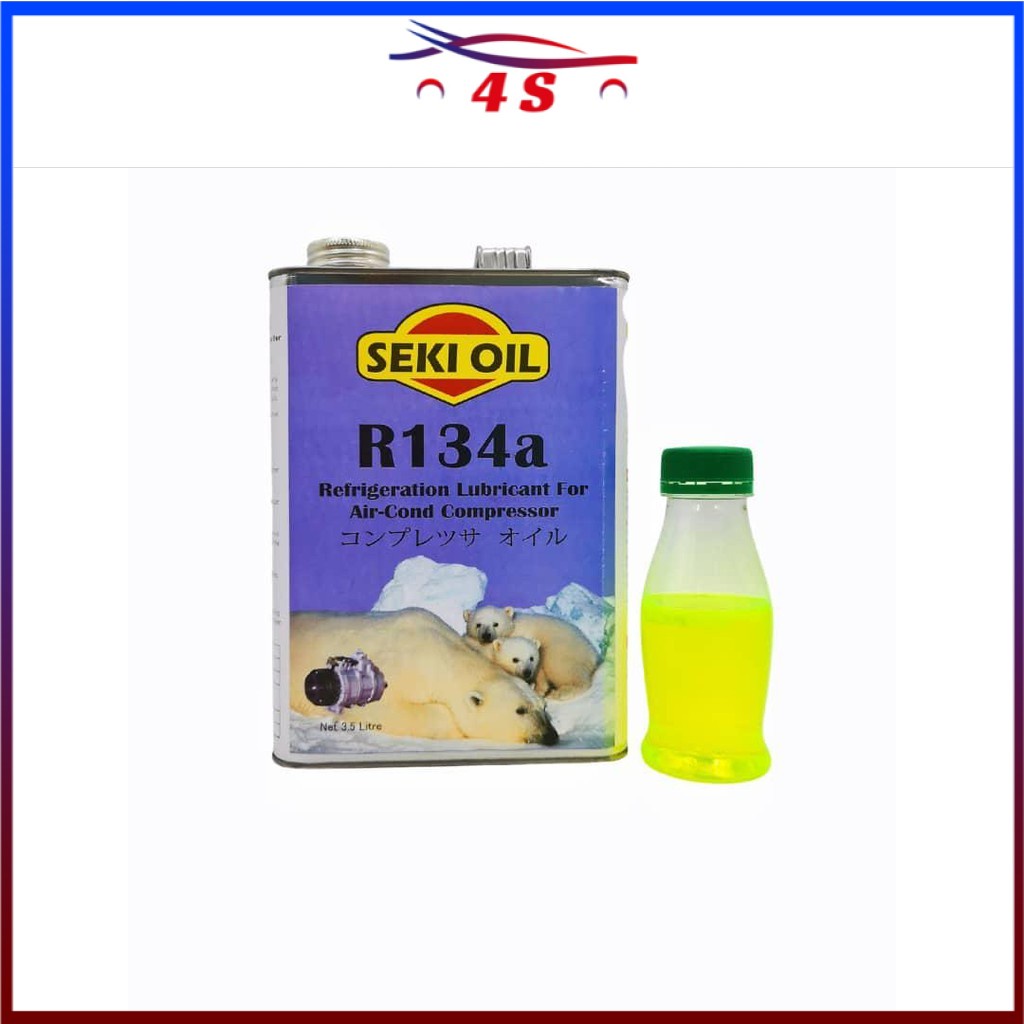 COMPRESSOR Oil ASMO R134a With UV Dye 3.5L AIR COND | Shopee Malaysia