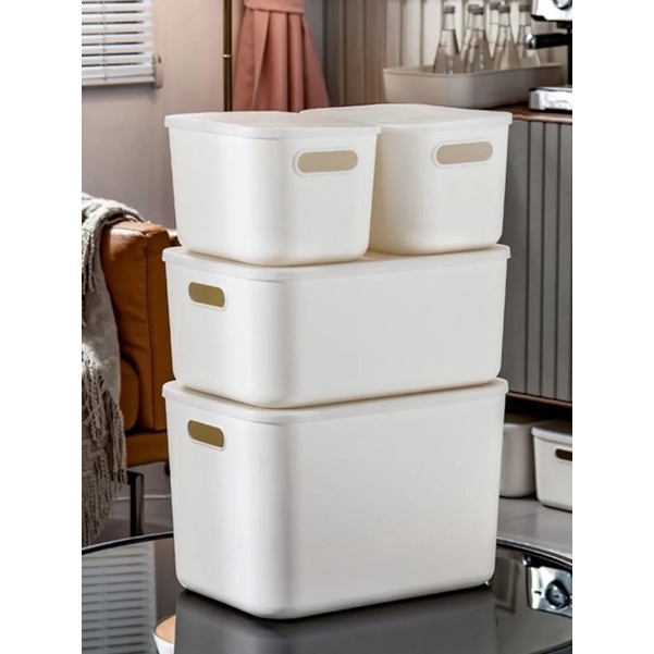 Japanese Style Multipurpose Muji Storage Box Organizer With Lid ...