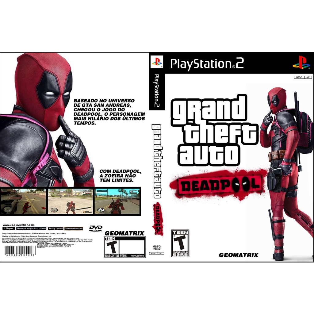 PS2 CD DVD GAMES(GTA Deadpool) Grand Theft Auto Deadpool | Shopee Malaysia