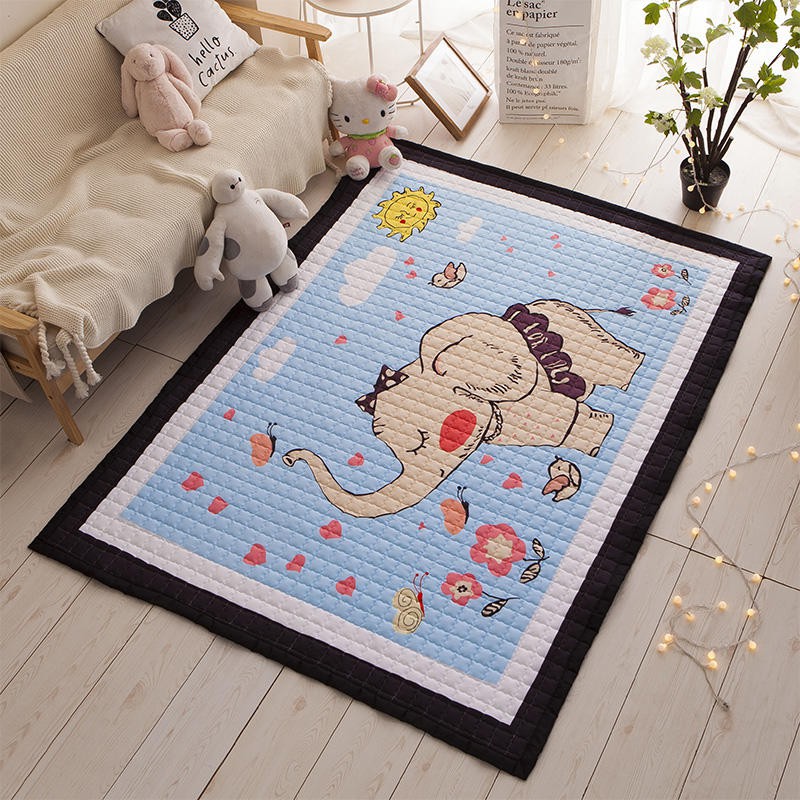 Cartoon Cotton Playmat Children's Thickening Baby Play Mat Crawling ...