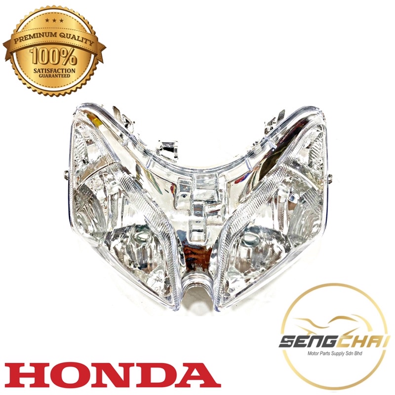 HONDA CLICK 125 HEAD LAMP STANDARD GOOD QUALITY HONDA CLICK LAMPU DEPAN ...