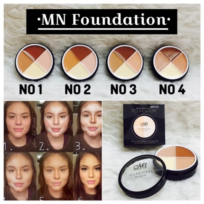 SHADING MN MENOW FOUNDATION CONTOURING ME NOW MN 4 IN 1 CORRECTOR ...