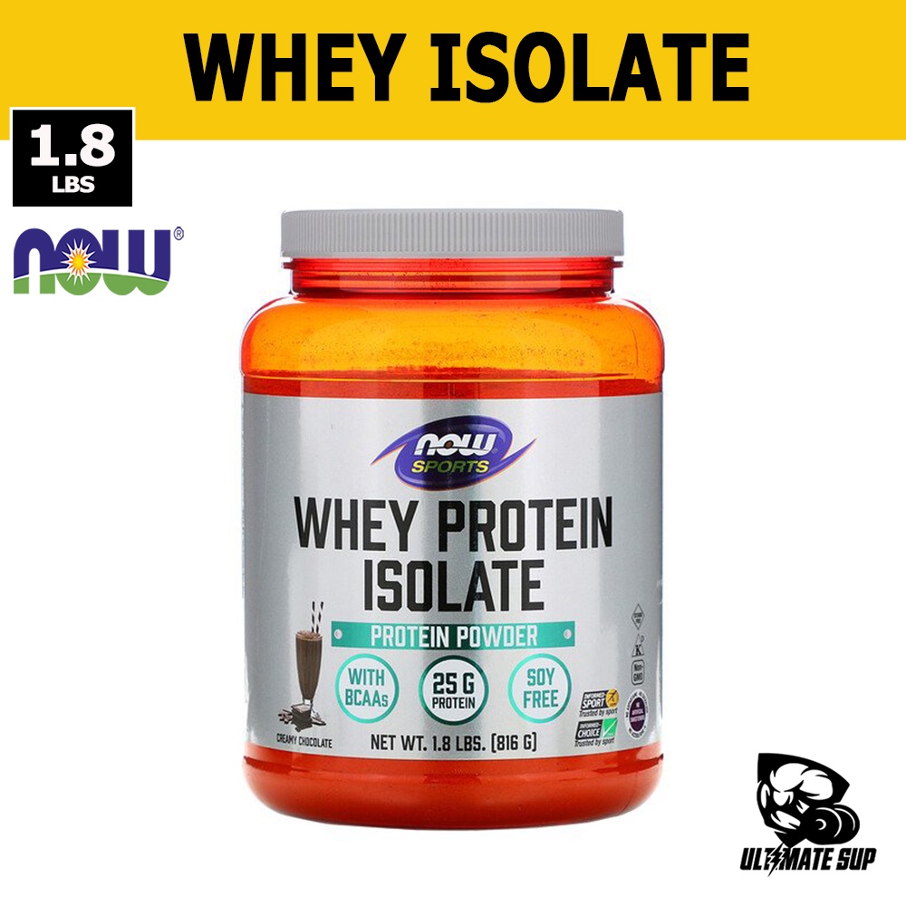 NOW Foods, Sports, Whey Protein Isolate, Protein Powder, With BCAAs ...