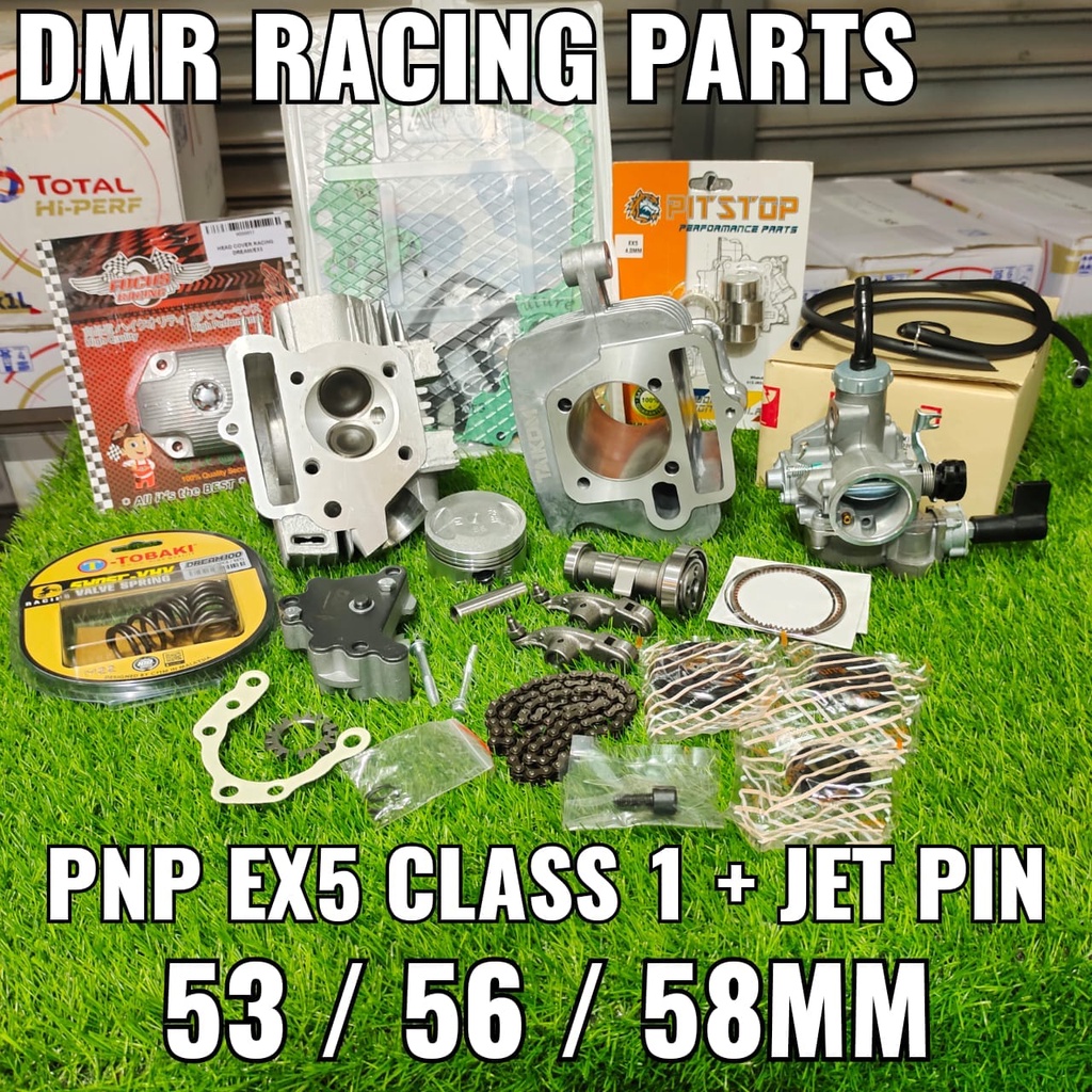 53/56/58/59/60MM + JET PIN EX5 DREAM / EX5 CLASS 1 ( COMBO SET ) EX5 ...