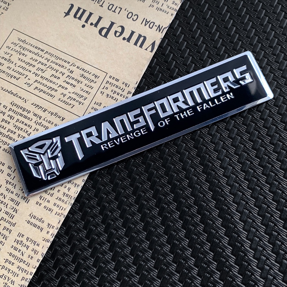 Car styling 3D Transformers Car Emblem Stickers Aluminum Autobots ...