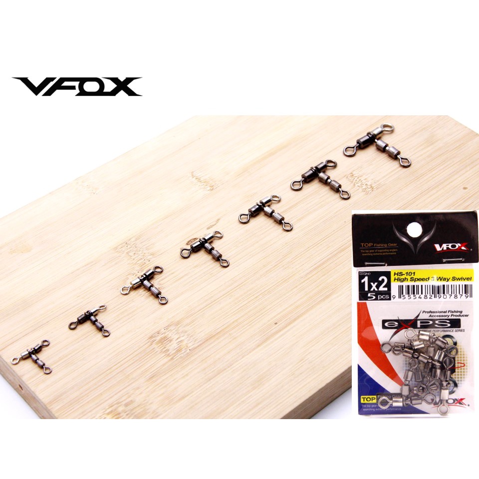 VFOX HS-101 HIGH SPEED 3 WAY SWIVEL - Kekili Pancing | Shopee Malaysia