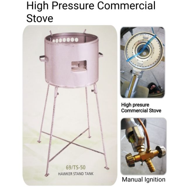 High Pressure Commercial Stove With Stand | Shopee Malaysia