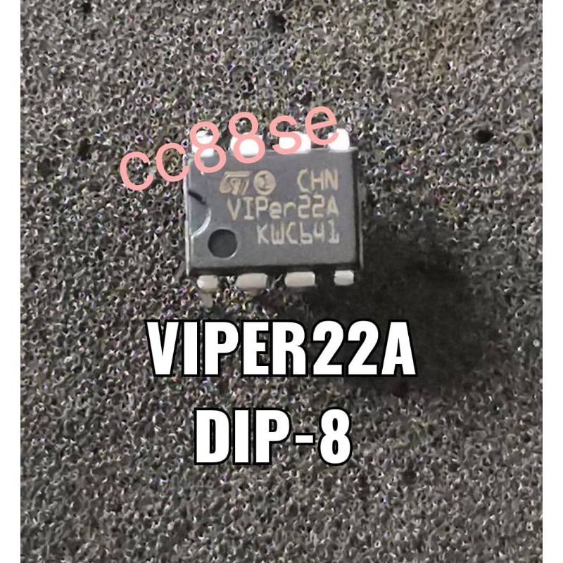 VIPER22A VIPER22 DIP-8 LOW POWER OFF LINE SMPS PRIMARY SWITCHER IC ST | Shopee Malaysia