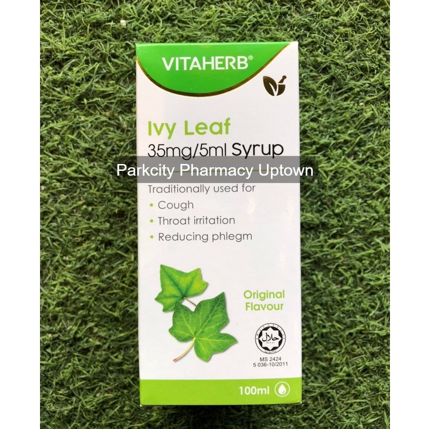 Vitaherb Ivy Leaf 35mg/5ml Syrup (Original Flavour) 100ml 6305 | Shopee ...