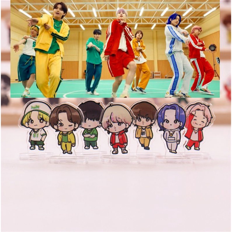 BTS Acrylic Standee mini figure cake topper Permission to dance ...