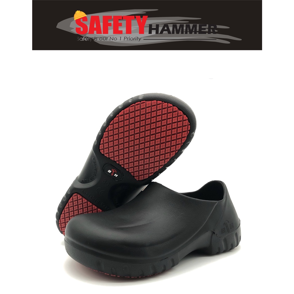 Black Hammer Safety Clogs BH S077 | Shopee Malaysia